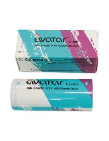 Batterie 26650 INR Avatar Litio Ricaricabili | Svapoebasta.com
