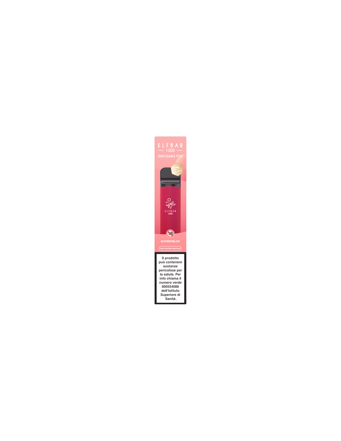 Watermelon Elf Bar 1500 Disposable Cigarette | Svapoebasta