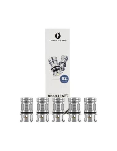UB Ultra V4 Coil Lost Vape Resistenze Ricambio | Svapoebasta