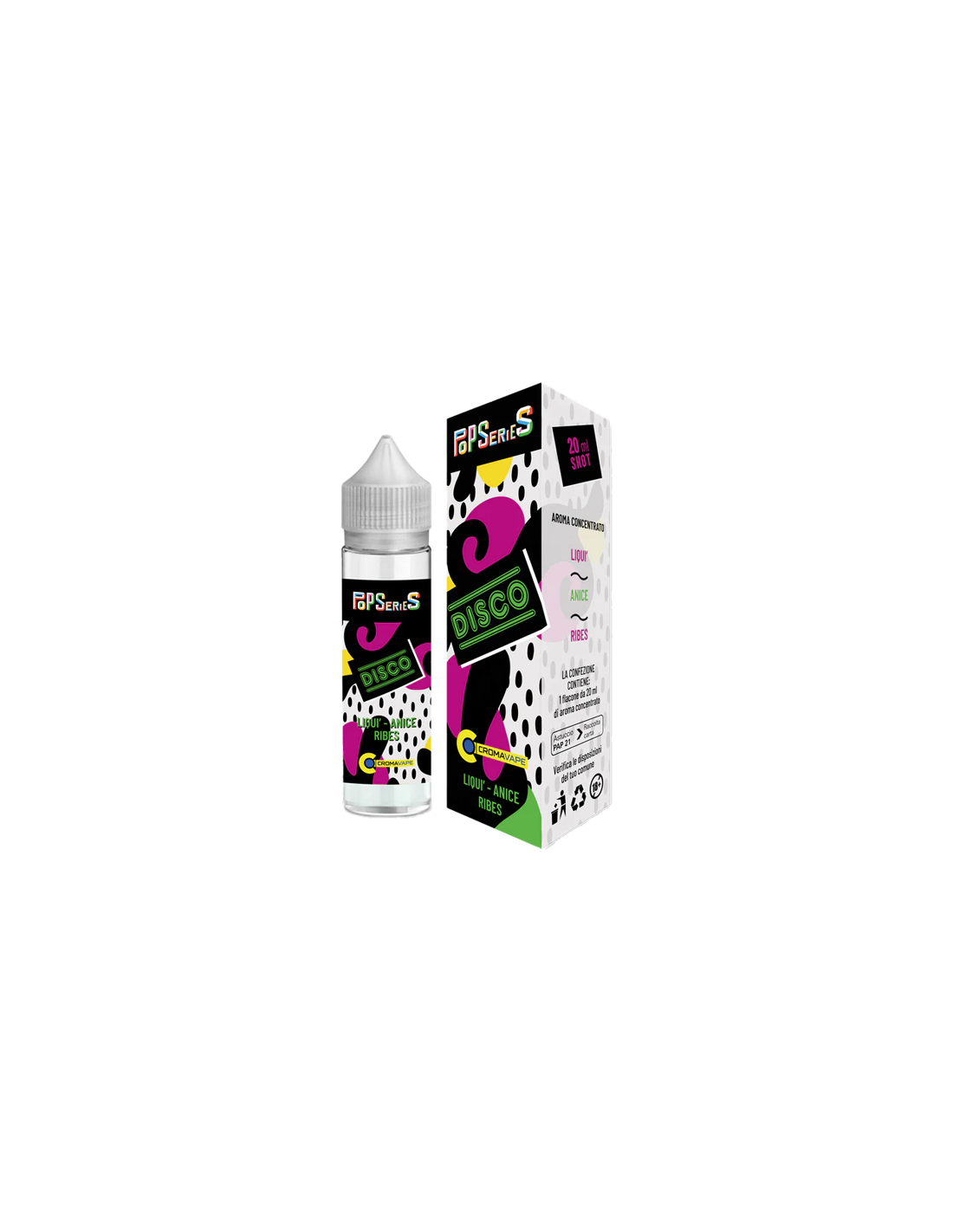 Disco Croma Vape Liquido Shot 20ml | Svapoebasta
