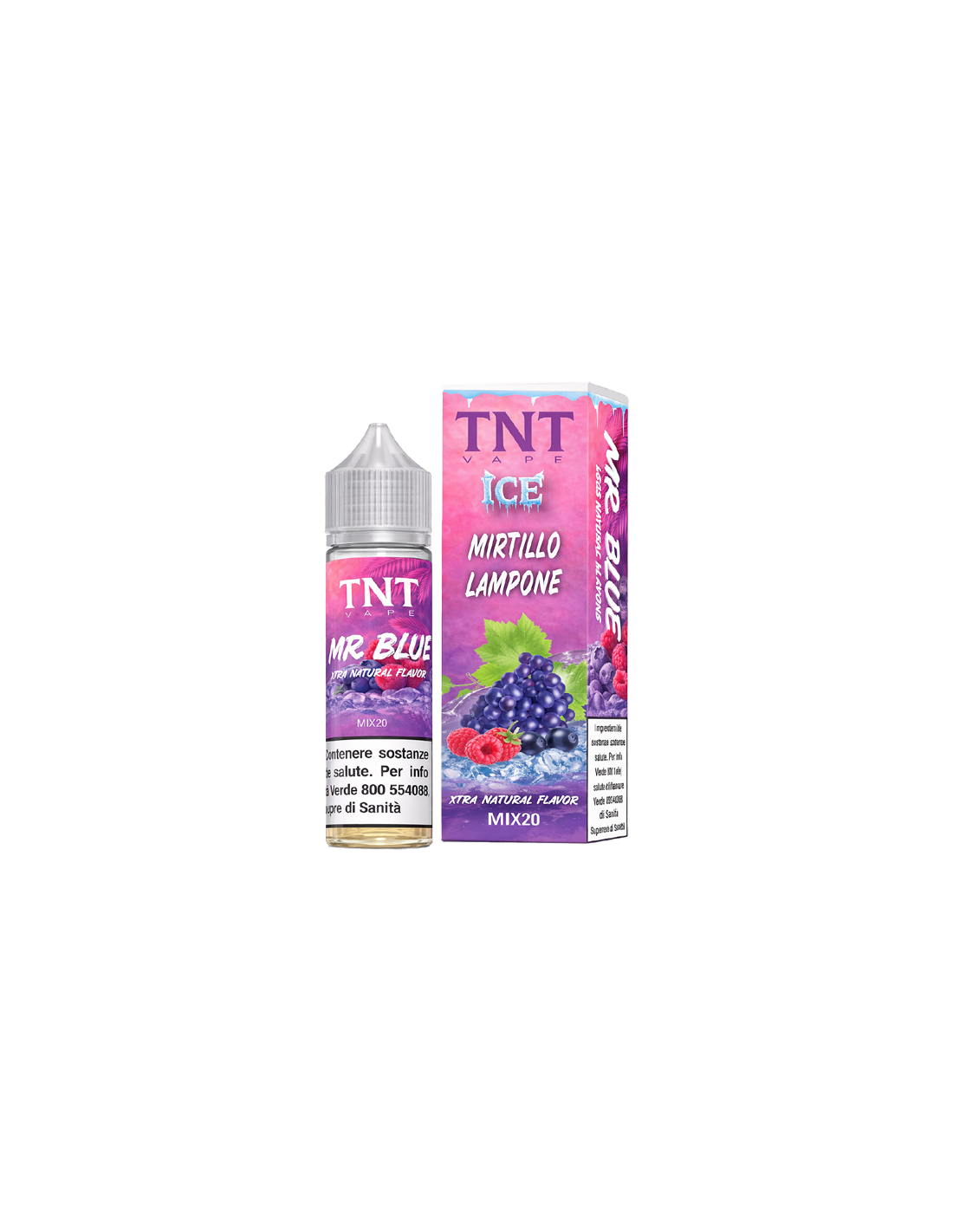 Mr. Blue Ice Fruity TNT Vape Mix and Vape 20ml | Svapoebasta