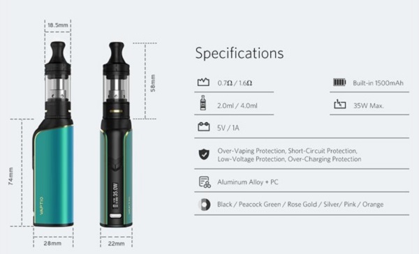 Cosmo Plus Kit Vaptio | Svapoebasta